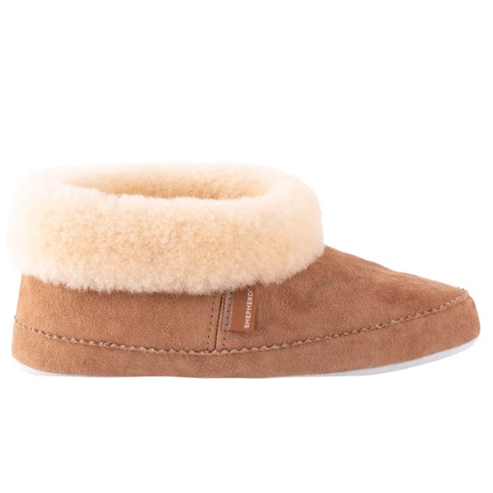 Shepherd Emmy Hjemmesko Fåreskind Chestnut